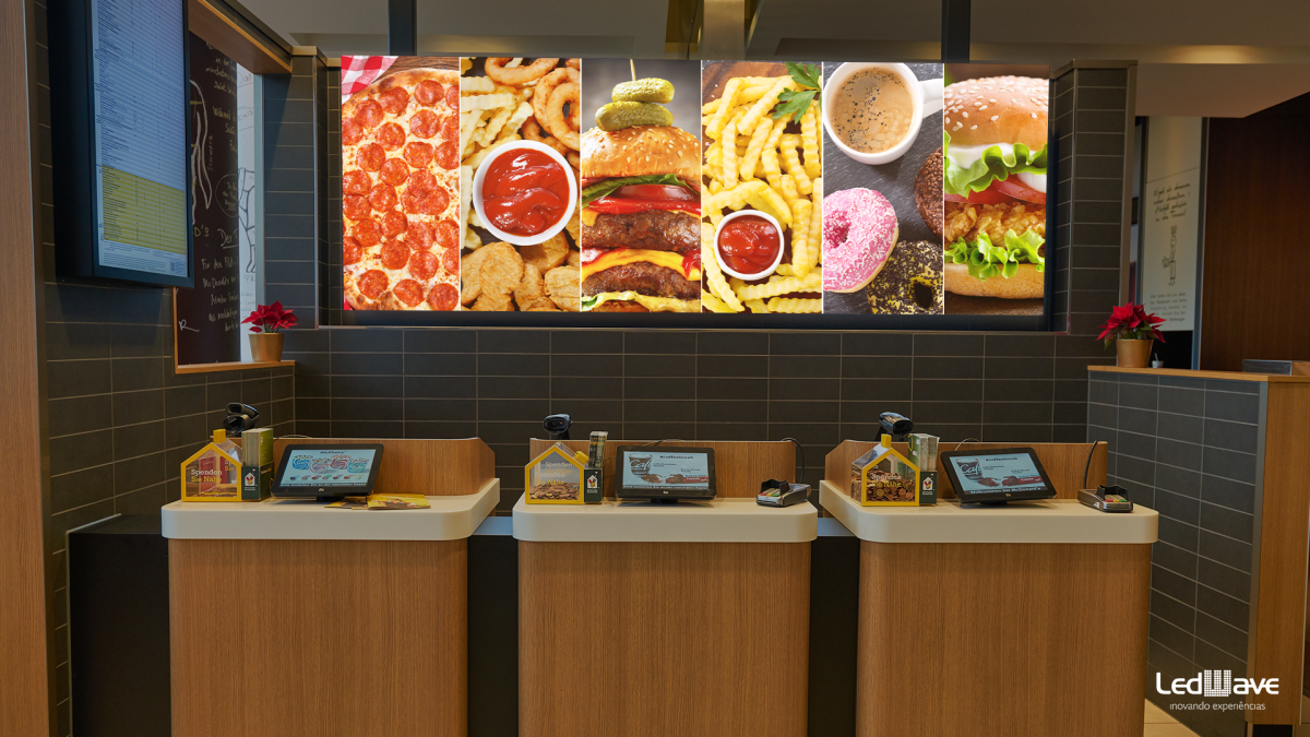 Painel de LED para Franquias - LedWave