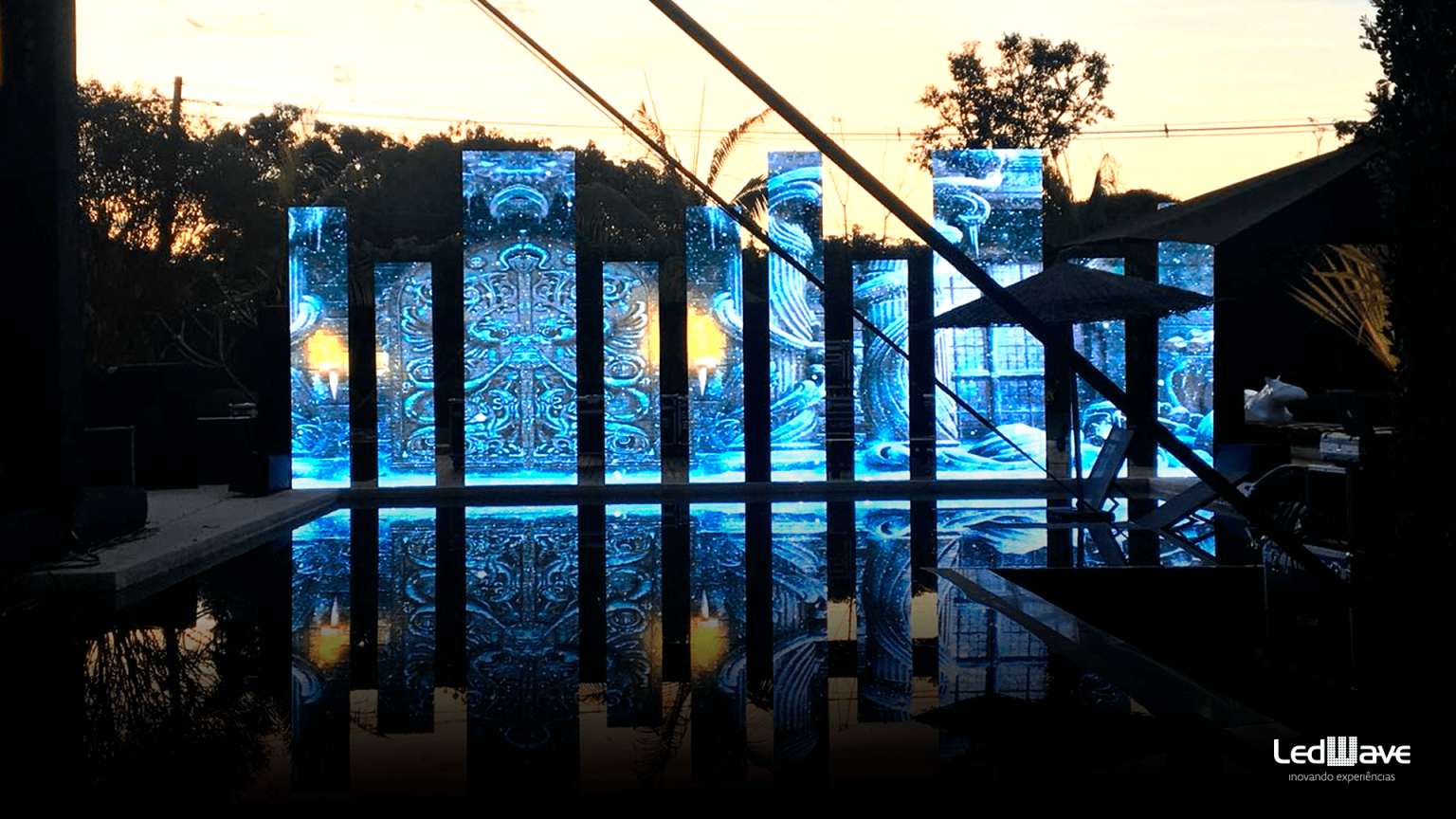 Túnel de LED para festas - LedWave