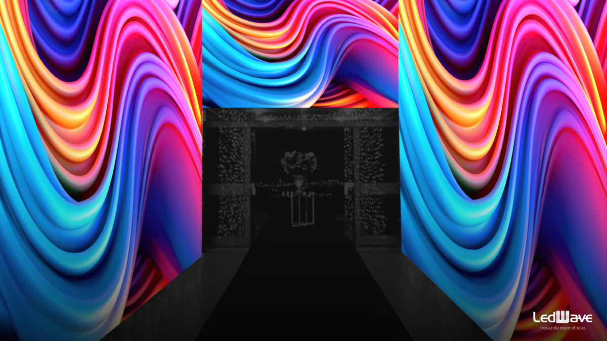Túnel de LED para festas - LedWave