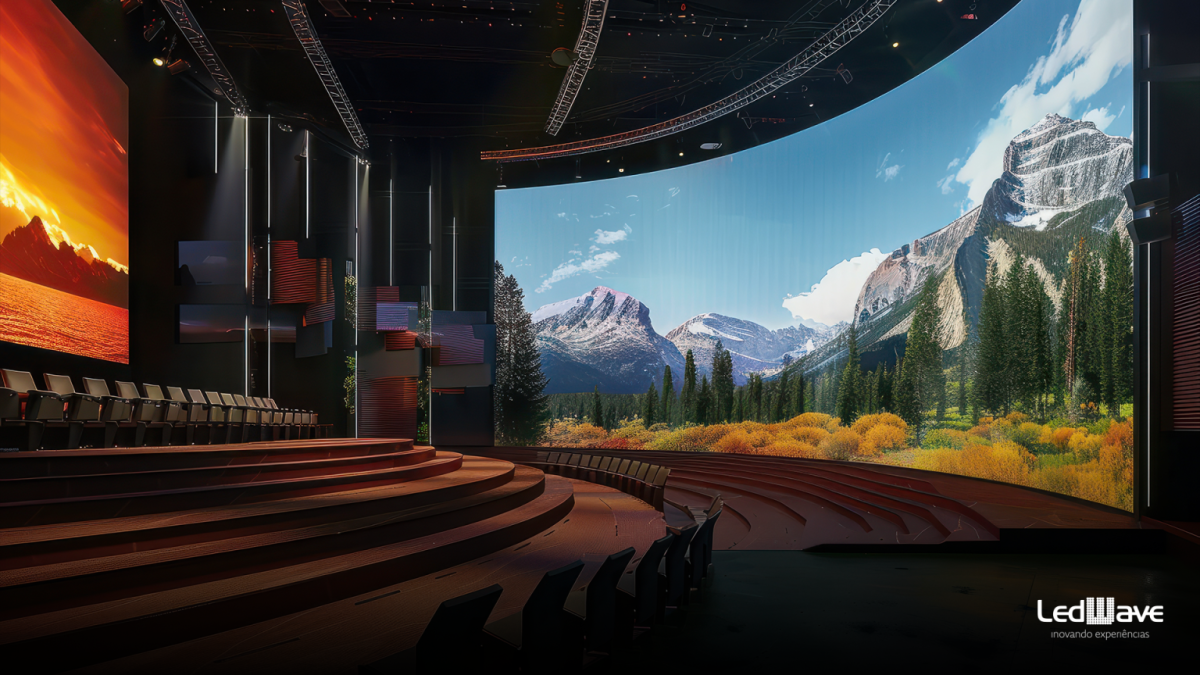 Telas de LED para cinemas - LedWave